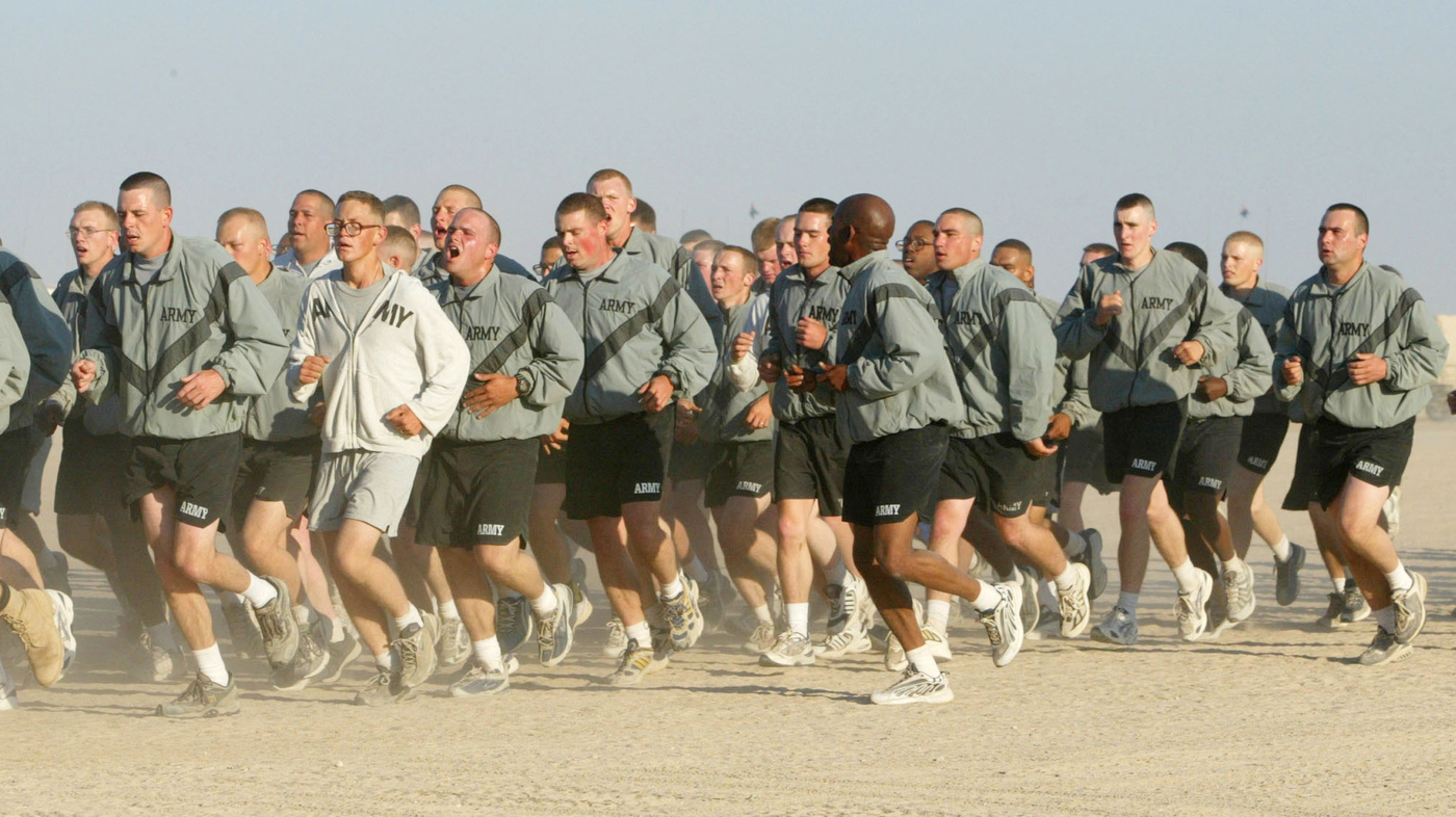 Sound Off: Where The Military's Rhythm Came From : NPR