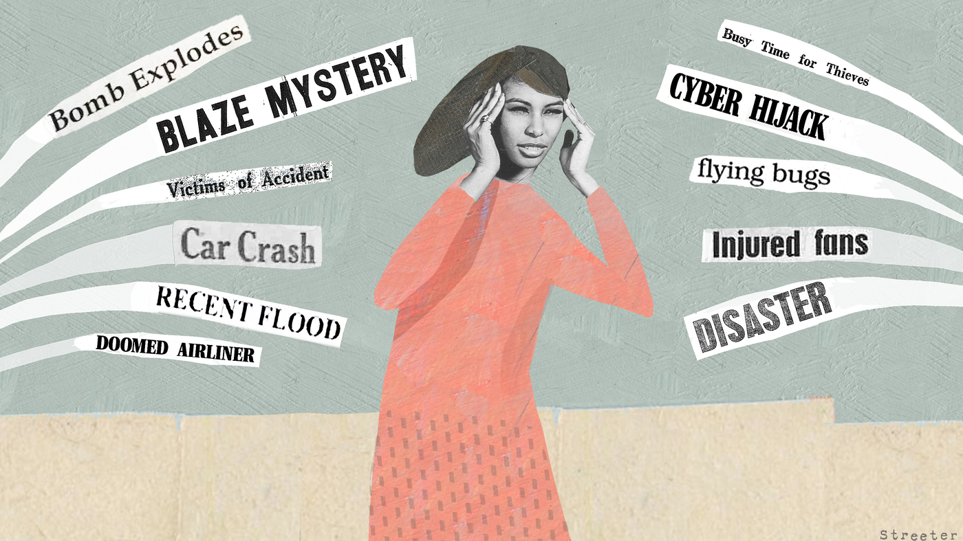 Bingeing On Bad News Can Fuel Daily Stress : Shots - Health News : NPR
