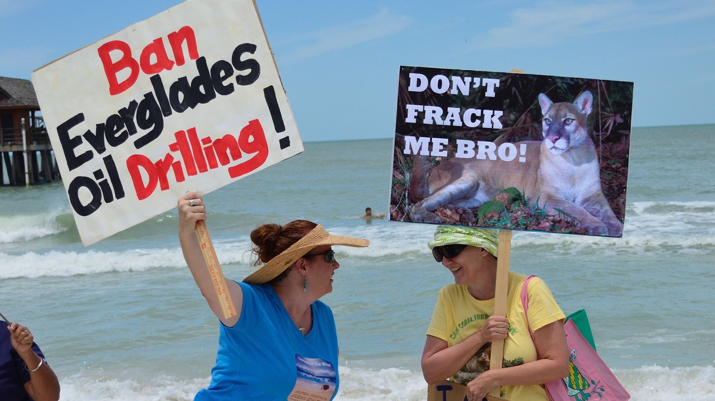 Florida County Goes To Court Over 'Acid Fracking' Near Everglades : NPR