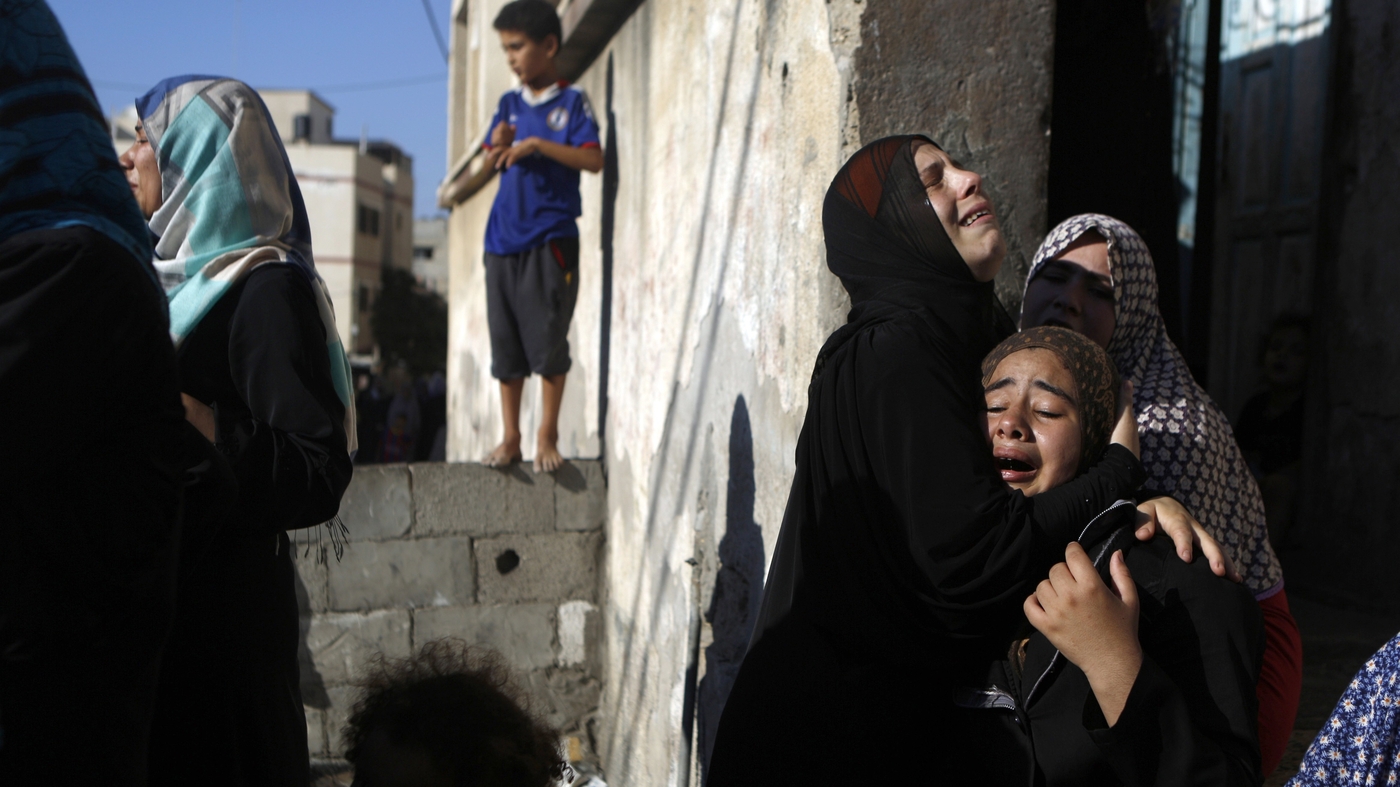 Two Funerals: In Israel And Gaza, Each Side Mourns Its Dead : Parallels ...