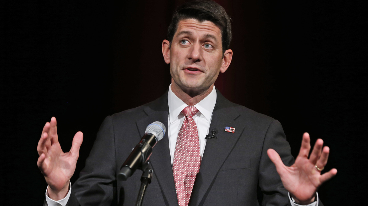 Rep. Ryan Unveils His Anti-Poverty Plan, A Rebuke To LBJ Programs : NPR