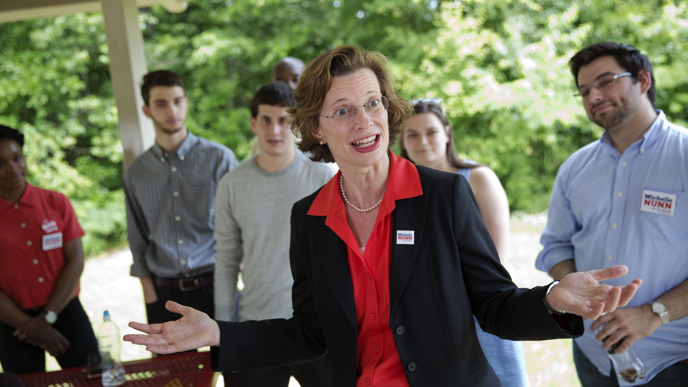 The Great Blue Hope: Michelle Nunn Tries The Improbable In Ga. : NPR