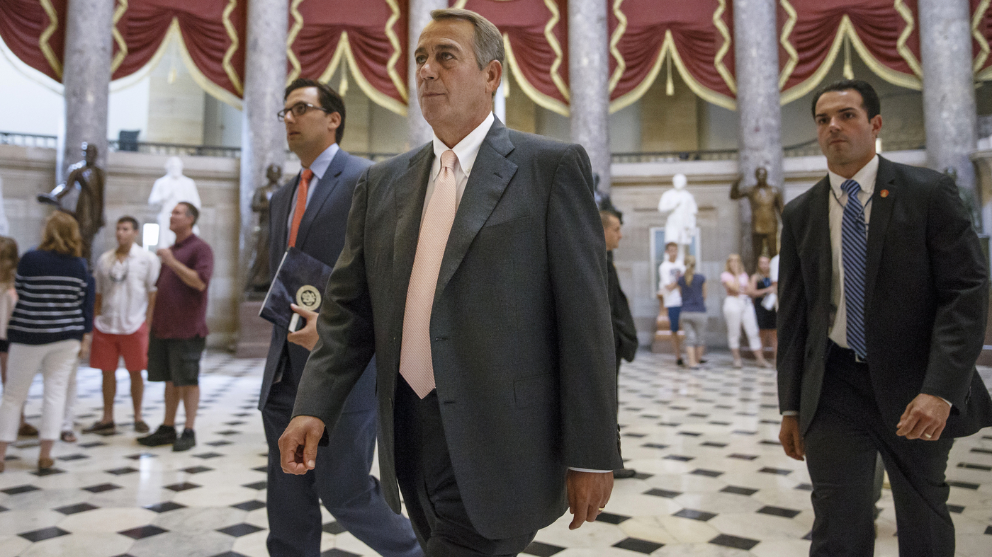 House Votes To OK Lawsuit Against Obama : The Two-Way : NPR