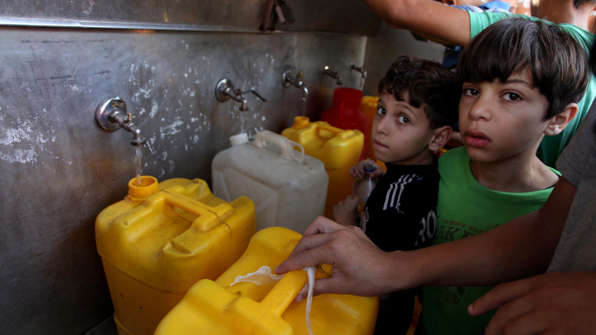 Life In Gaza Deteriorates As Water, Power Shortages Intensify : NPR