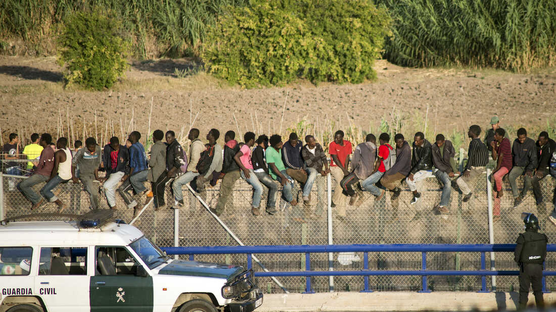 A Surge Of Migrants At The Border ... Of Spain : Parallels : NPR