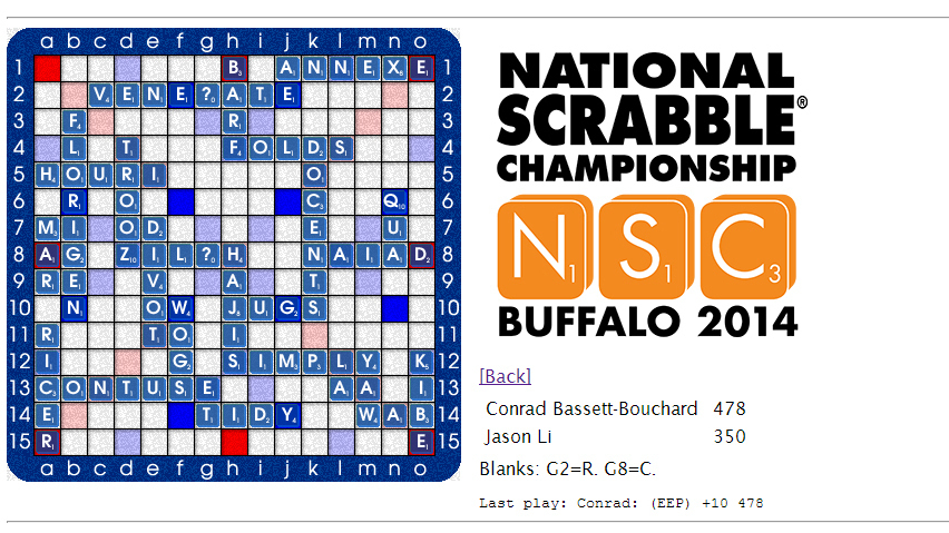 New Scrabble Champ: Oregon Man, 24, Wins Title : The Two-Way : NPR