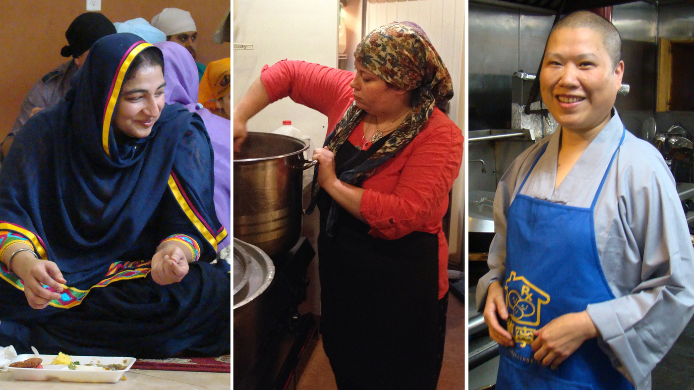 At Houses Of Worship, Women Serve Food For A Higher Purpose : The Salt ...