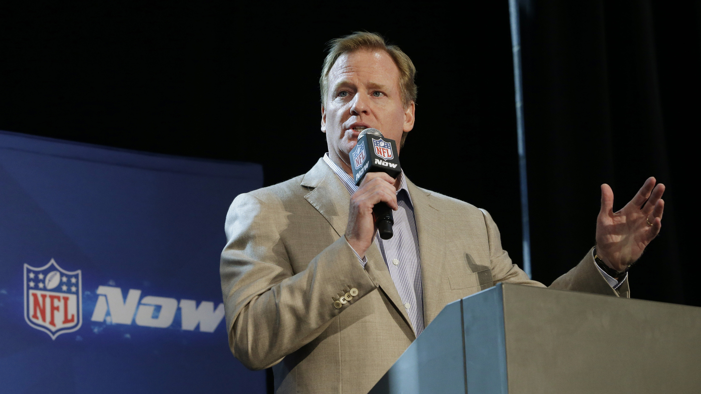 NFL Commissioner: 'We Have Been Very Open And Honest' : The Two-Way : NPR