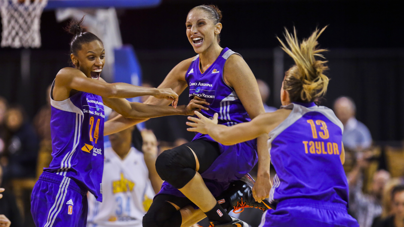 Phoenix Mercury Wins WNBA Title In A Sweep Of Chicago : The Two-Way : NPR