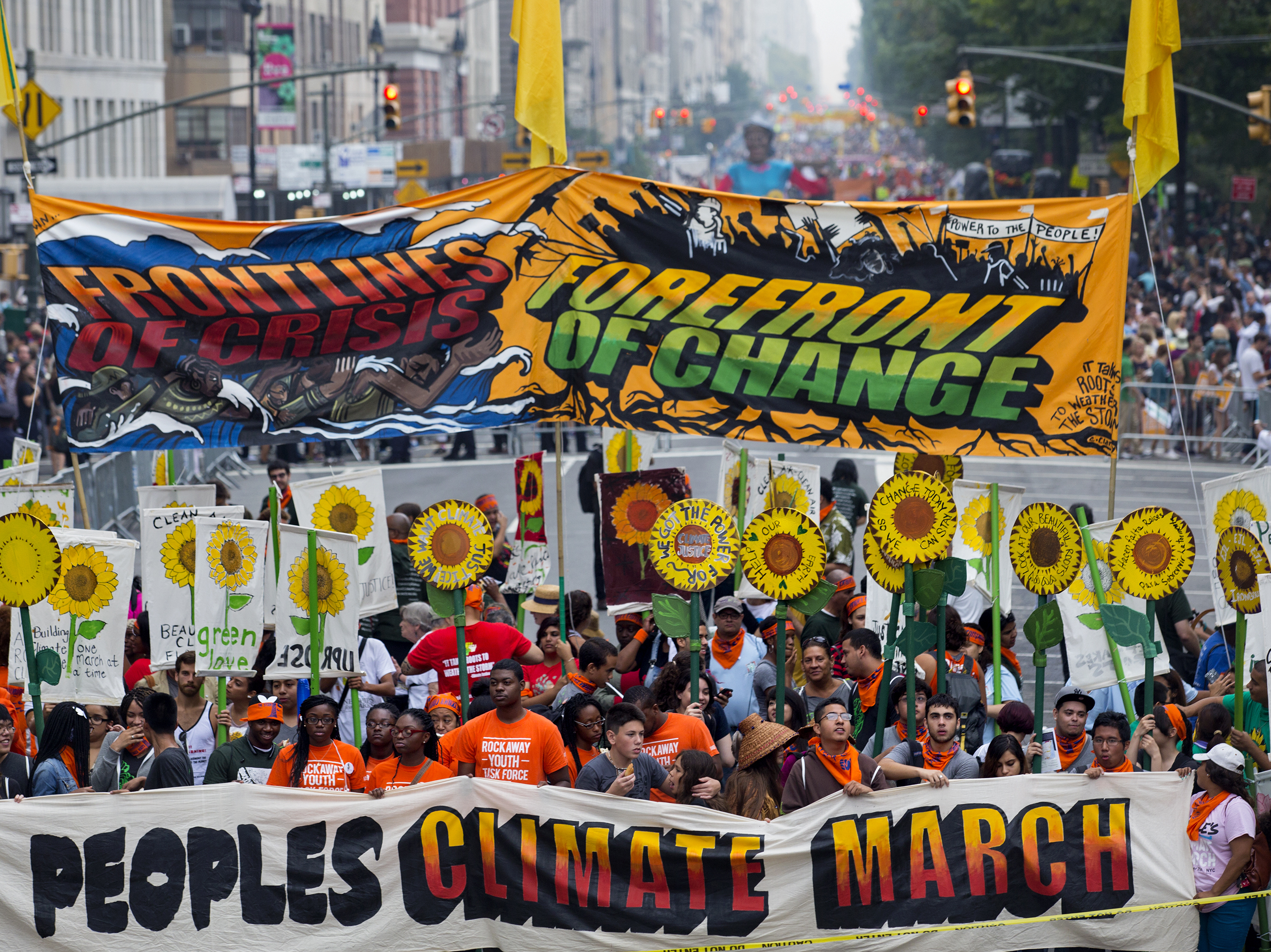 Large Protests In Hundreds Of Cities Vent Ire Over Climate Change ...
