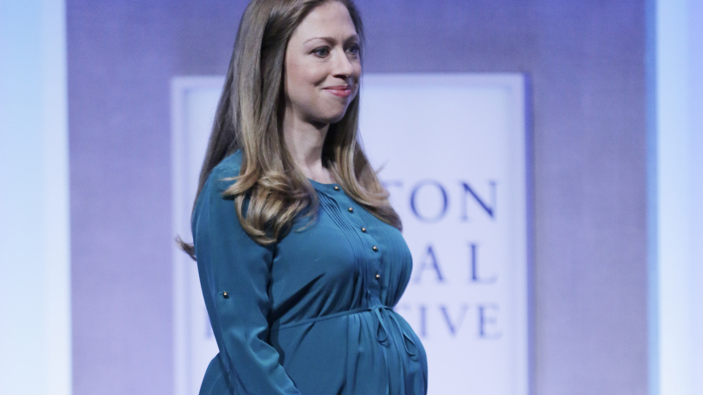 Chelsea Clinton Gives Bill And Hillary Their First Grandchild : NPR