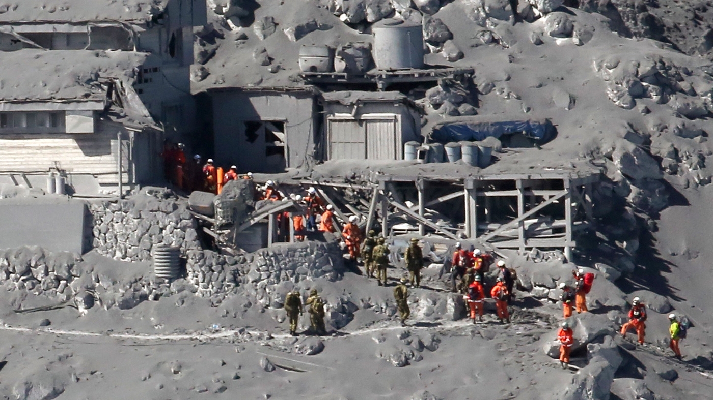 More Than 30 Feared Dead In Japanese Volcano's Eruption : The Two-Way : NPR