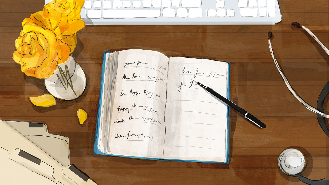 A Diary Of Deaths Reminds Doctor Of Life : Shots - Health News : NPR