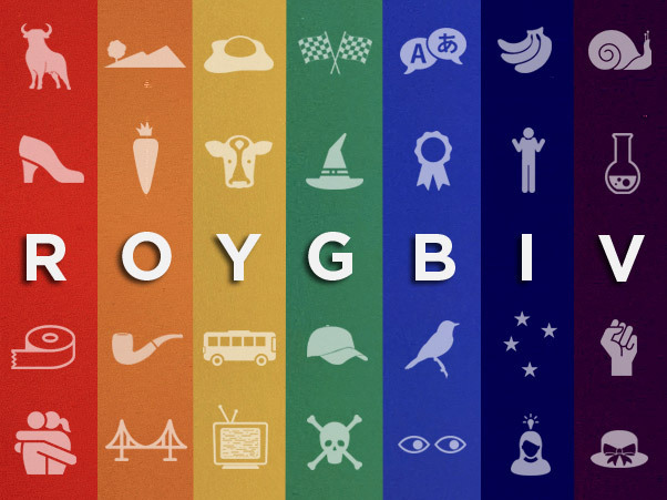 #ColorFacts: A Weird Little Lesson, In Rainbow Order | WBUR