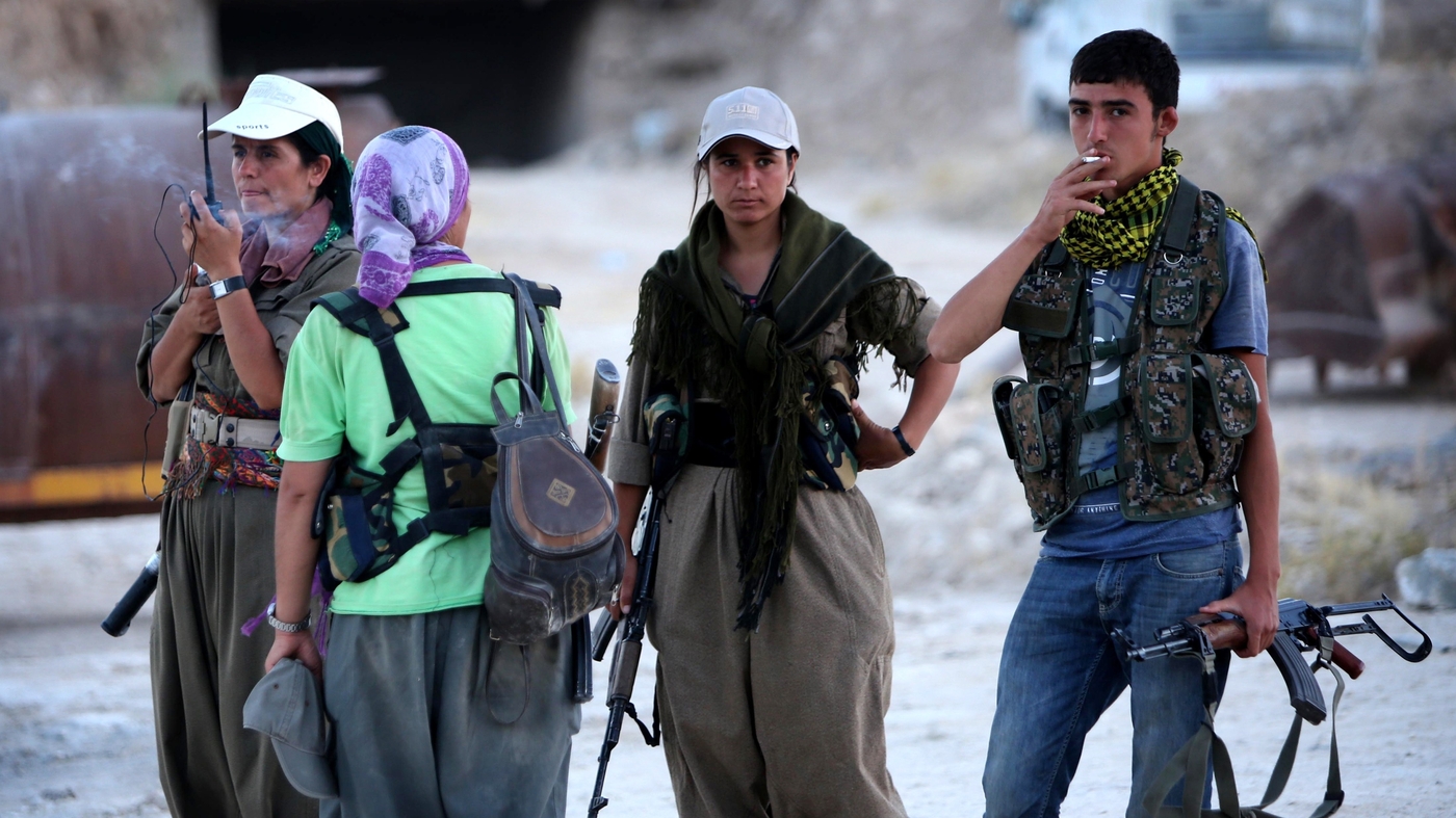 Facing The Islamic State Threat, Kurdish Fighters Unite : Parallels : NPR