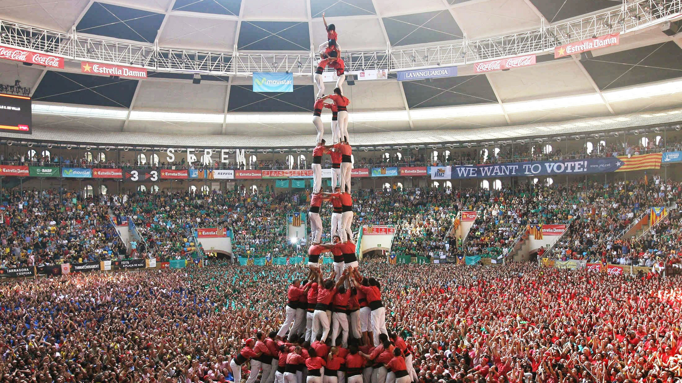 With Human Pyramids, Catalans Reach For Independence : Parallels : NPR