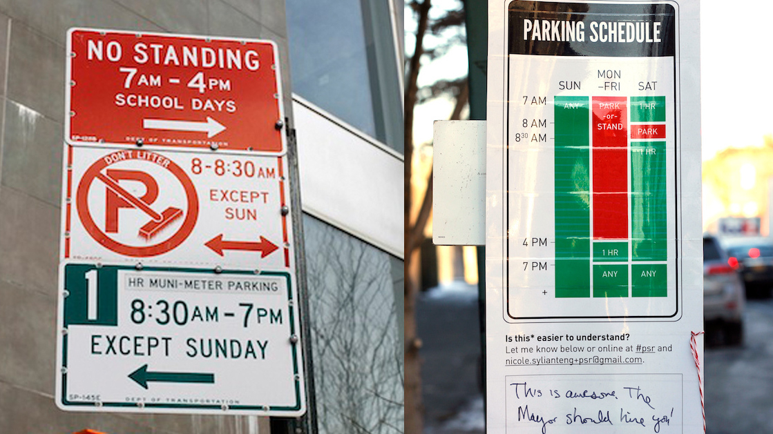 A Well-Designed Parking Sign Can Make Life Much Easier : NPR
