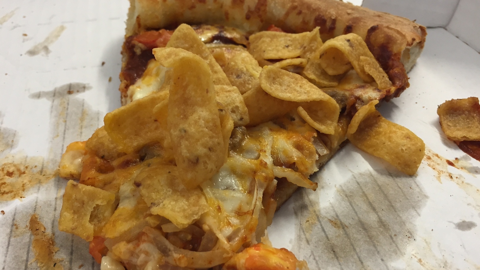 Sandwich Monday: Papa John's Frito Chili Pizza : The Salt : NPR
