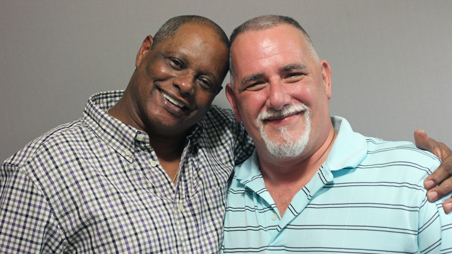A Decade After Battle, Medic And Wounded Soldier Reunite : NPR