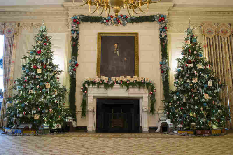 With Kleenex And A Sense Of Awe: Decking Out The White House : NPR