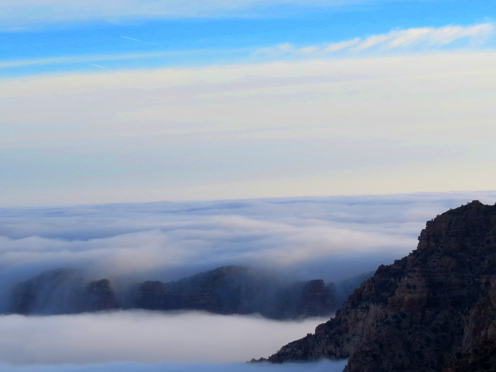 Amazing Photos Show Clouds Filling The Grand Canyon | NCPR News