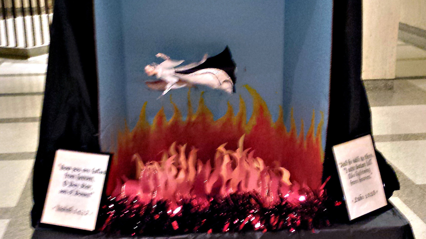 Satanic Temple's Holiday Display Vandalized In Florida Capitol : The ...