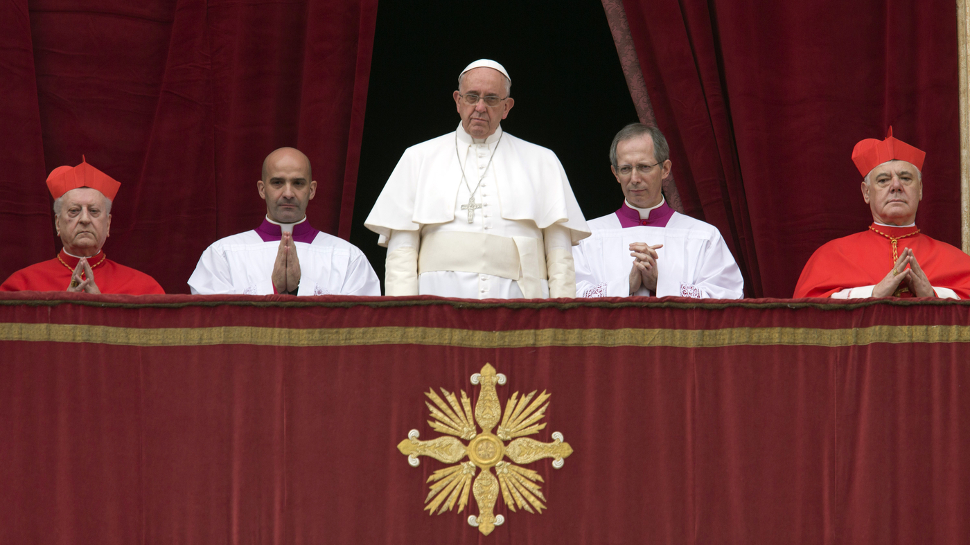 Pope Francis: 'Many Tears This Christmas' : The Two-Way : NPR