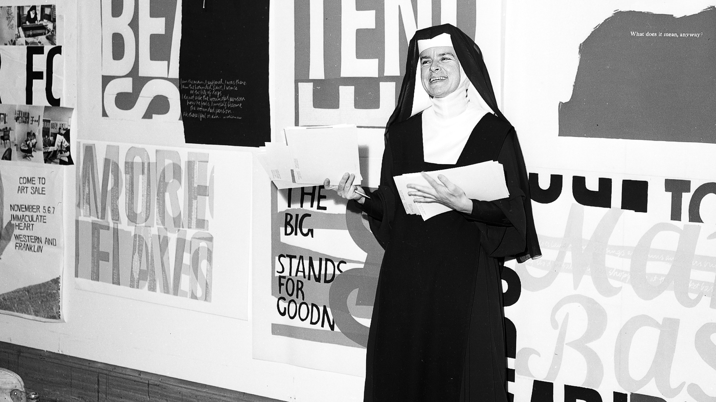 A Nun Inspired By Warhol: The Forgotten Pop Art Of Sister Corita Kent : NPR