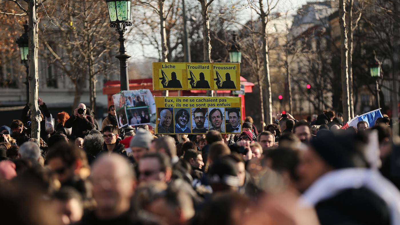 World Leaders Join Unity March In Paris : The Two-Way : NPR