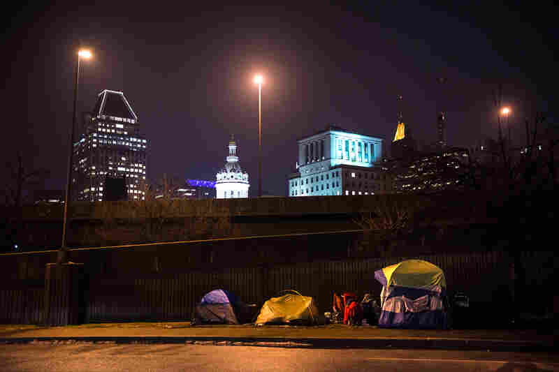 Homeless Man Encourages Others On The Streets To 'Get Up' : NPR