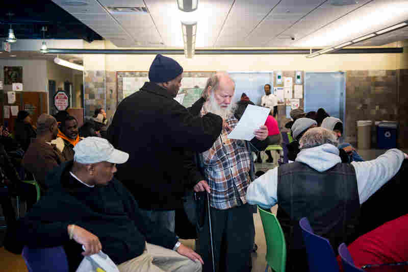 Homeless Man Encourages Others On The Streets To 'Get Up' : NPR