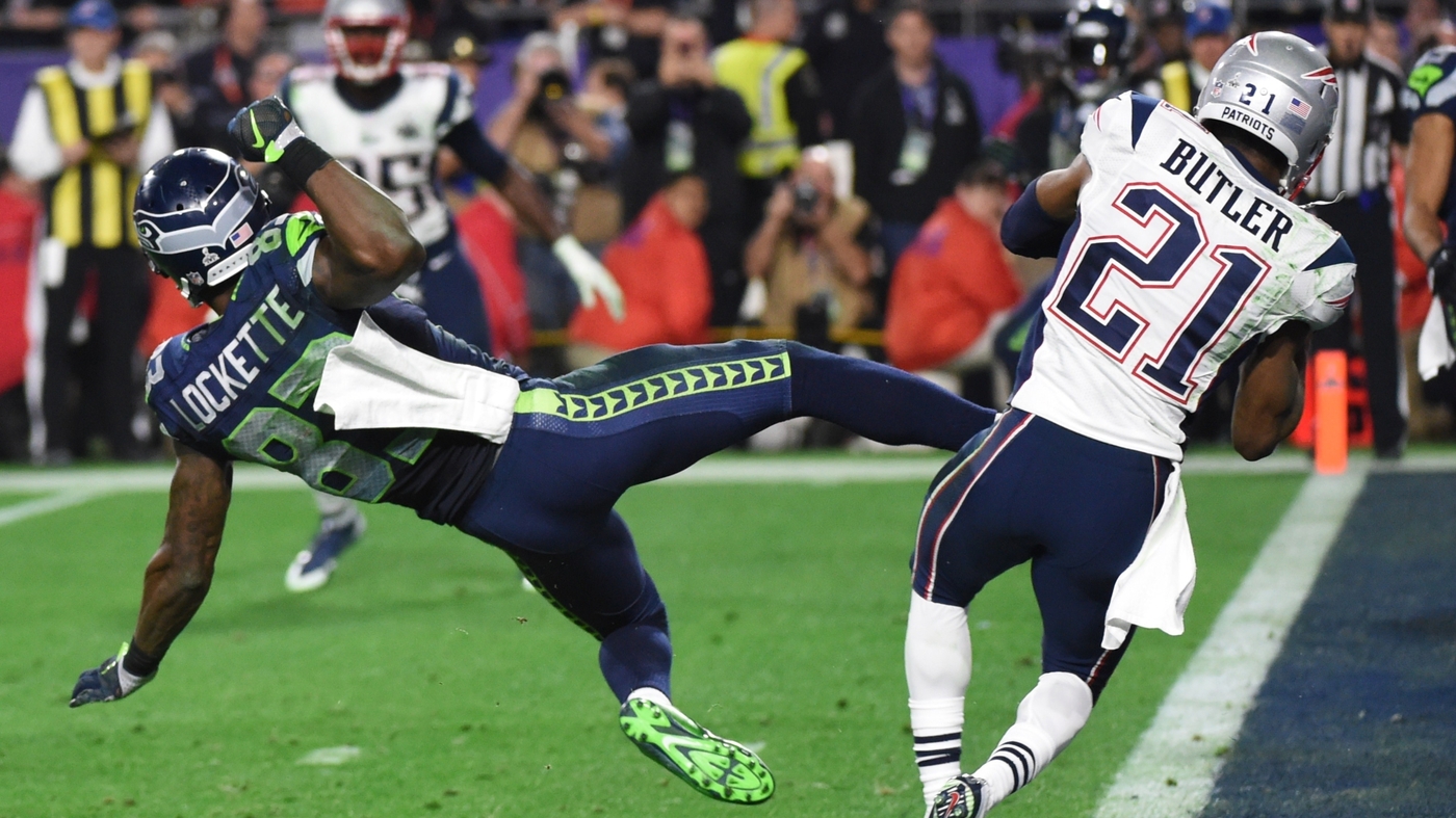 WATCH: The Interception That Won The Super Bowl : The Two-Way : NPR