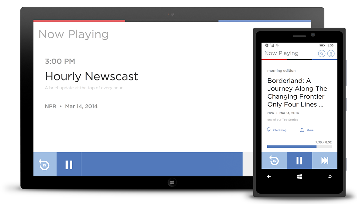 NPR One is now available for Windows devices : NPR Extra : NPR