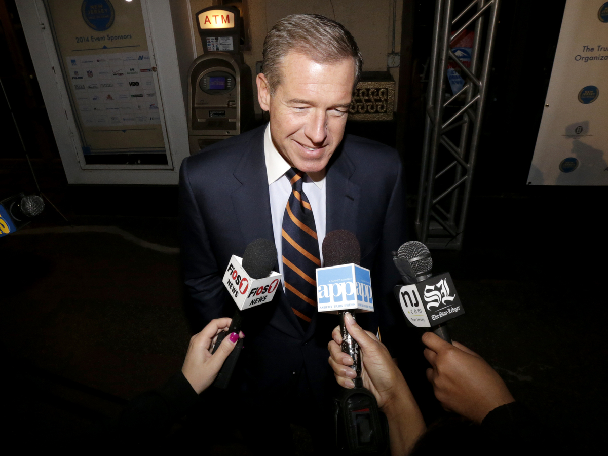 NBC's Brian Williams Admits His Helicopter Took No Fire In Iraq : The ...