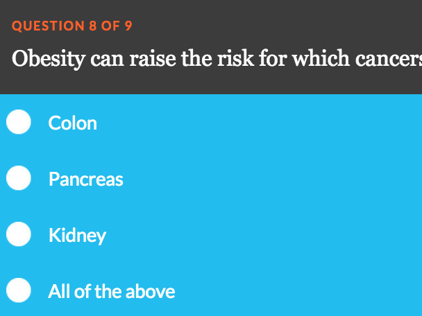Know Your Exposure: A Cancer Quiz | NPR Article | WQXR