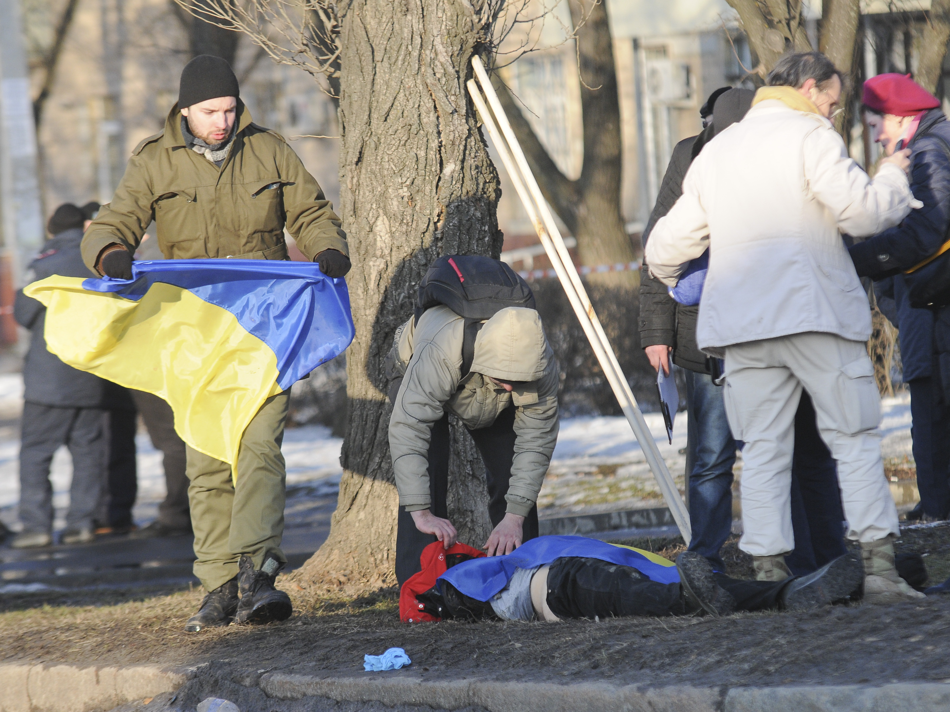 Bomb Blast Kills 2 At Pro-Kiev Rally In Eastern Ukraine | WBUR