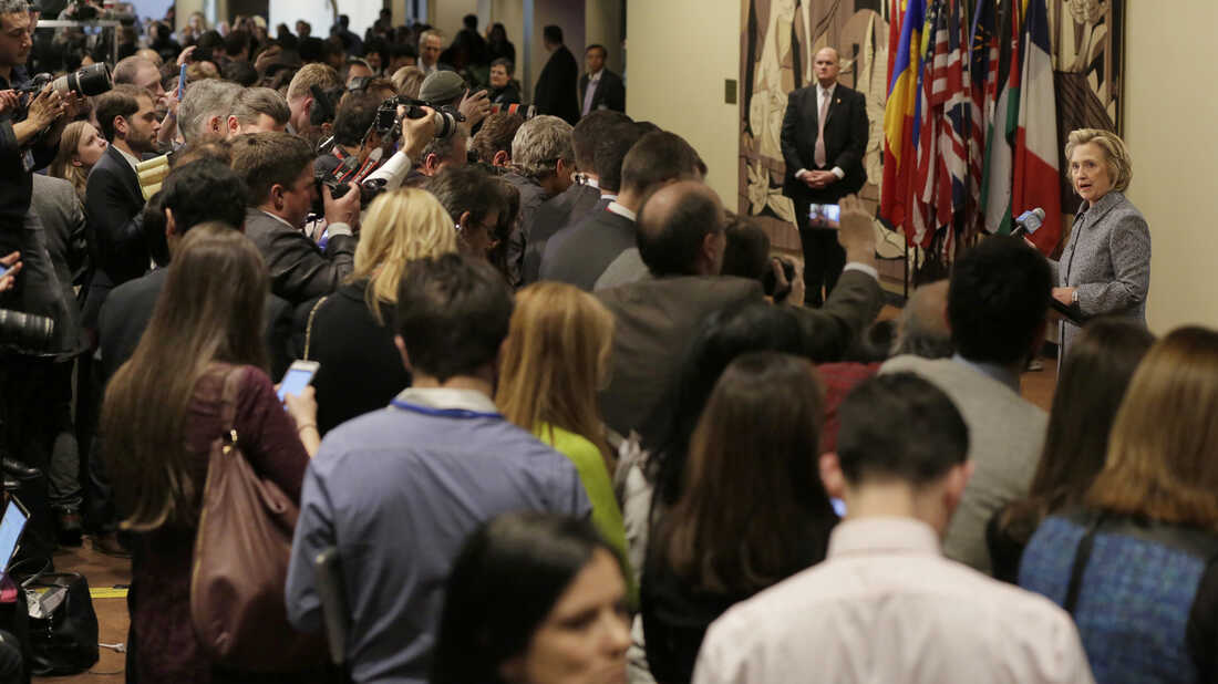 Hillary Clinton Renews Tradition Of Trial By News Conference : NPR