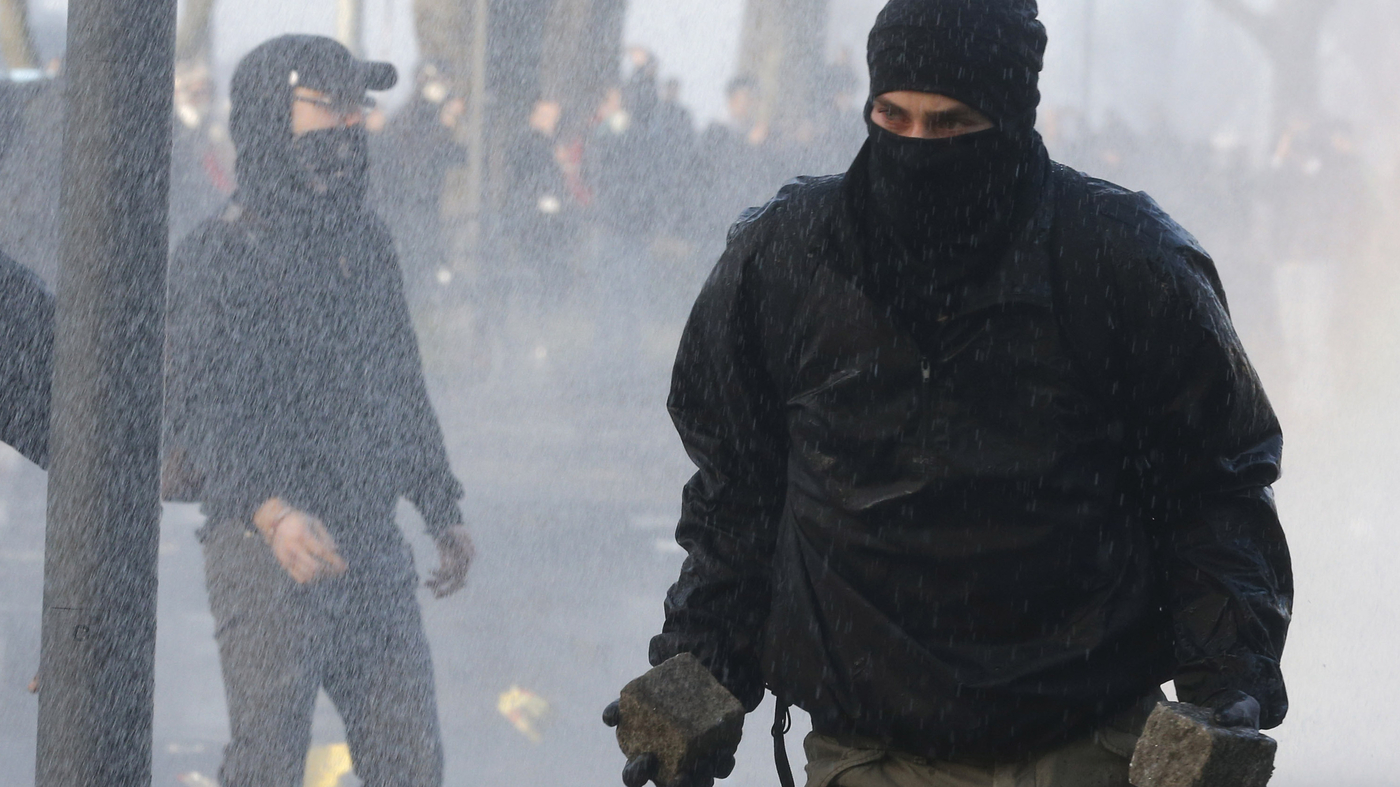 Protesters, Police Clash At Opening Of European Central Bank ...