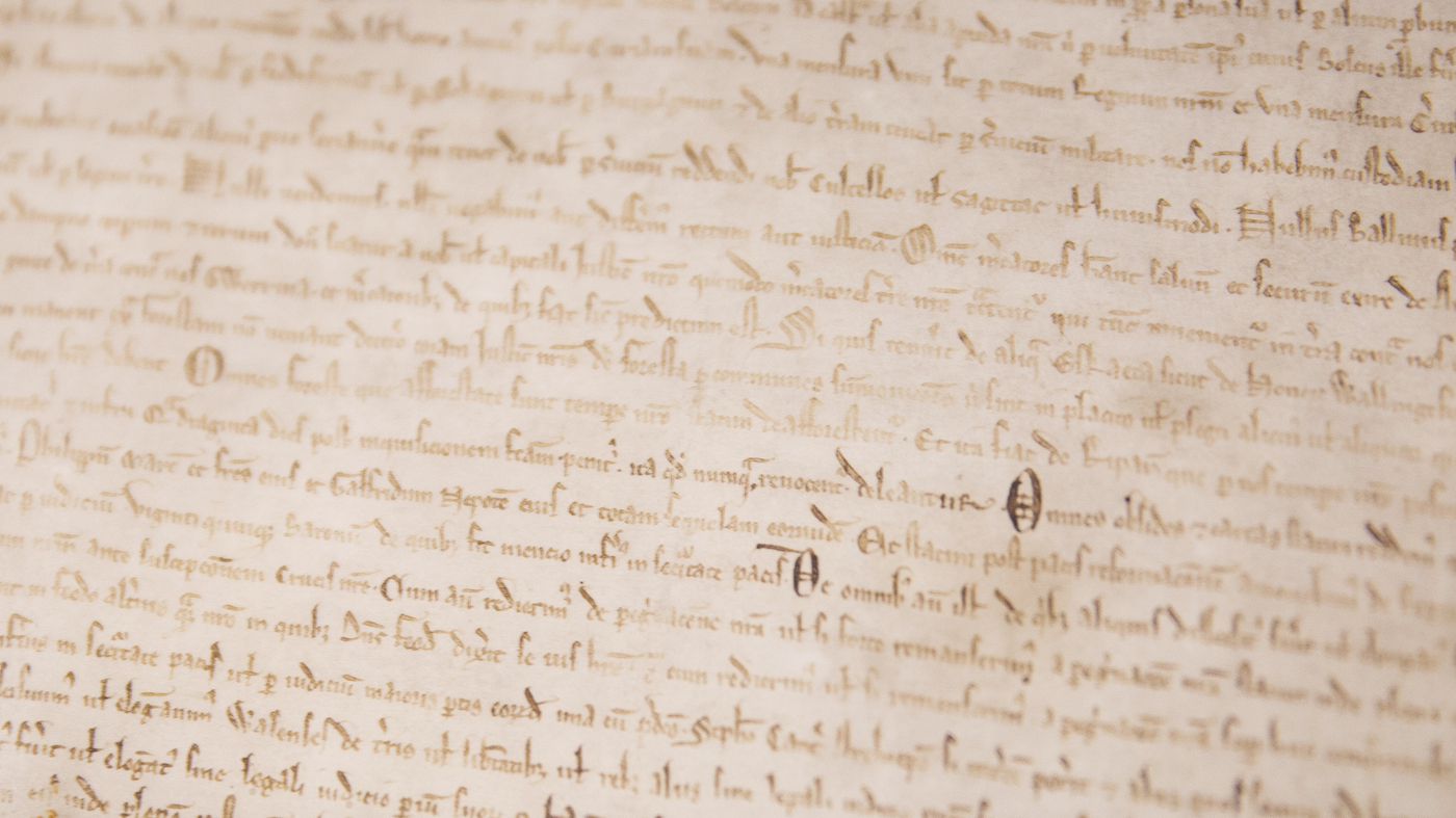 At 800 And Aging Well, The Magna Carta Is Still A Big Draw : NPR