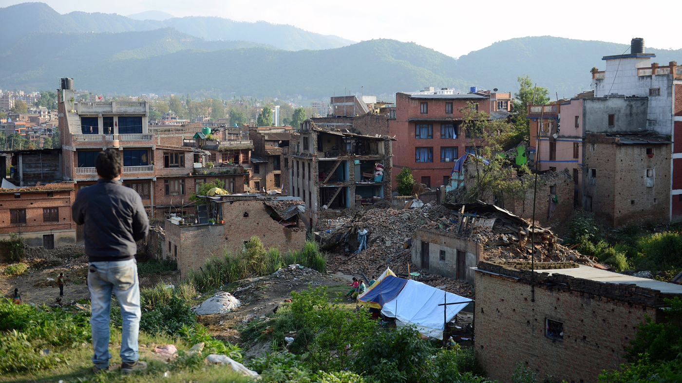 Big Aftershocks In Nepal Could Persist For Years : The Two-Way : NPR