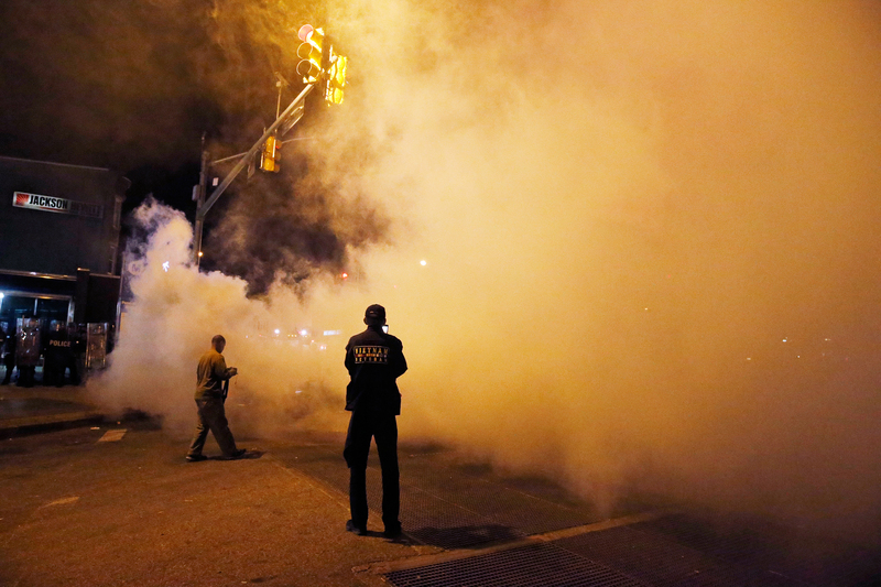 As Curfew Goes Into Effect, Baltimore Police Clear Defiant Crowds : The ...