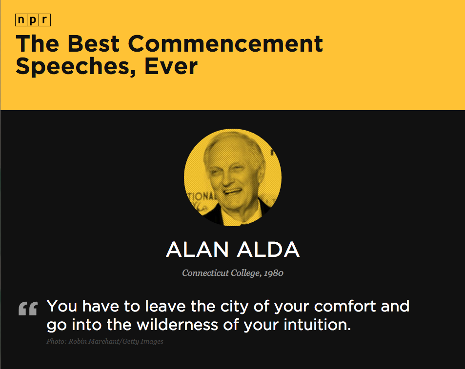 The Best Commencement Speeches, Ever : NPR Ed : NPR