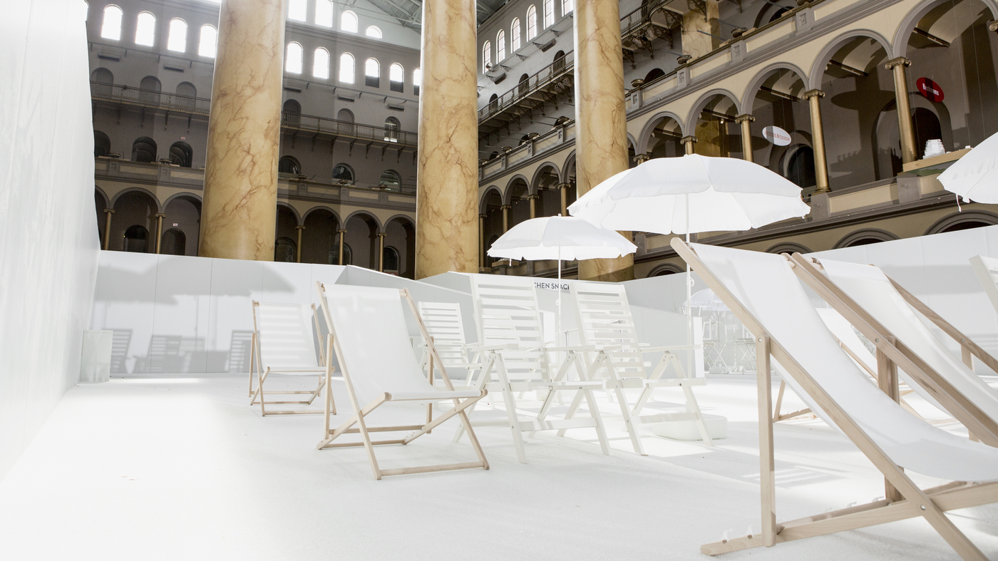 Take A Trip To D.C.'s Indoor Beach, Where It's Always 75 And Sunny : NPR