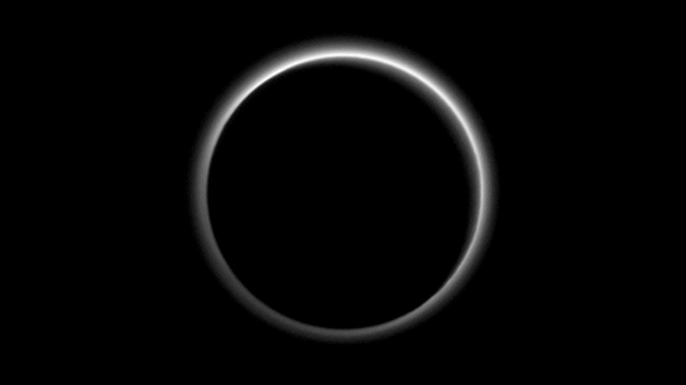 Dark Pluto Bares Its Heart : The Two-Way : NPR