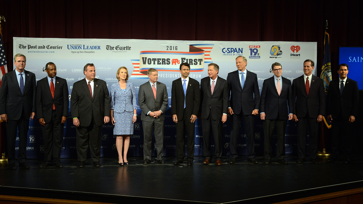 Much Like Speed Dating, Republicans Try Their Best, Short Pitches : It ...