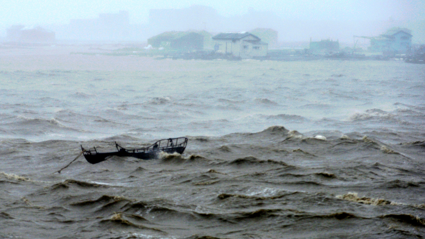Typhoon Hits Chinese Coast After Sweeping Over Taiwan : The Two-Way : NPR