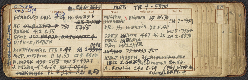 Peek Inside The 'Little Black Books' Of Some Famous American Artists : NPR