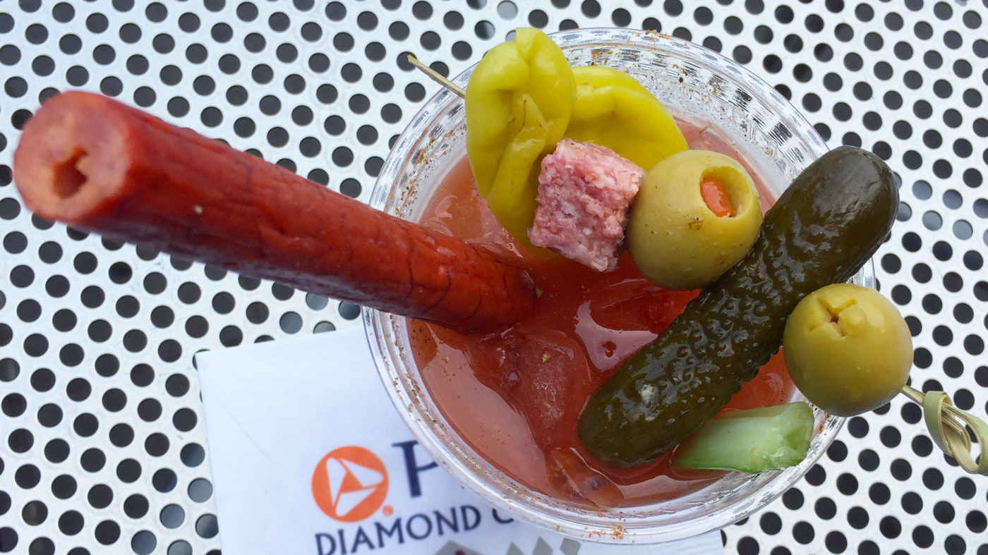 The Bloody Mary Meat Straw: An All-American Story : The Salt : NPR