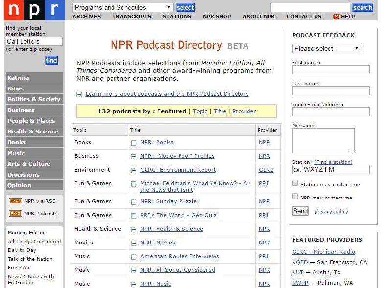 NPR Podcasts Turn 10! | NCPR News
