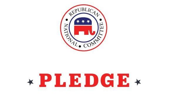 Here's The 62-Word Pledge Donald Trump Signed | WBUR News